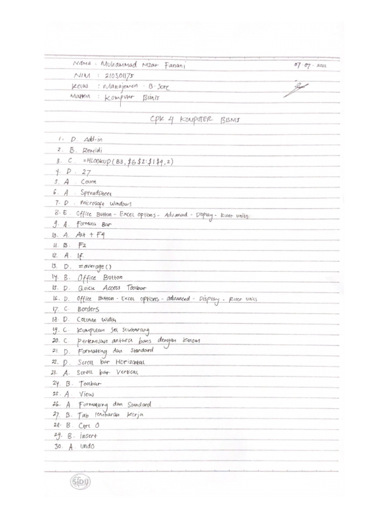 CPK 4, M. Nizar Fanani 175 | PDF