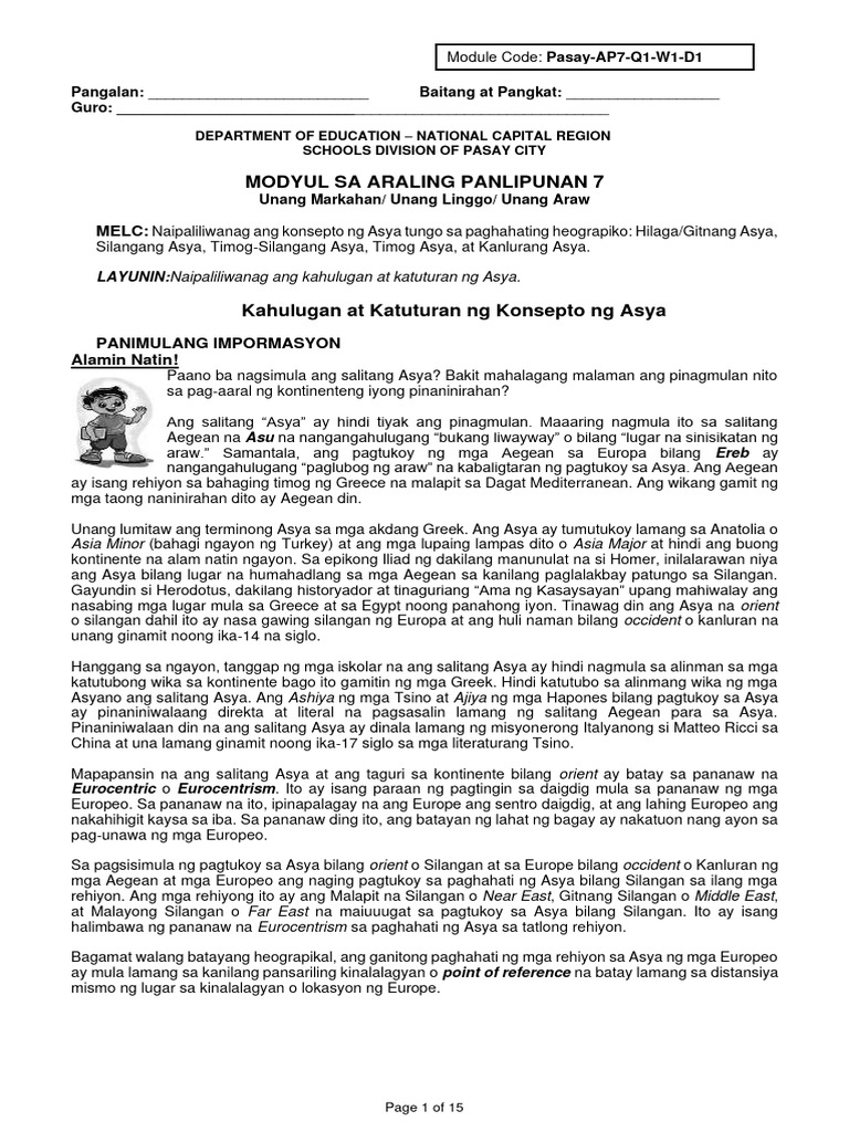 5 - Ap7-Q1-Week1 | PDF