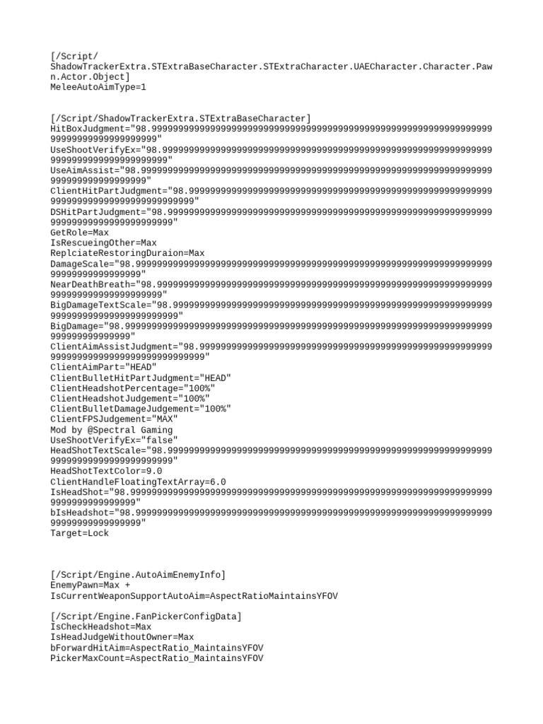 UserEngine Ini | PDF | Computer Programming | Software Development