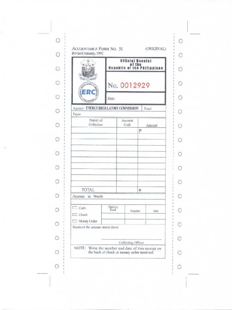 Annex A Accountable Form | PDF