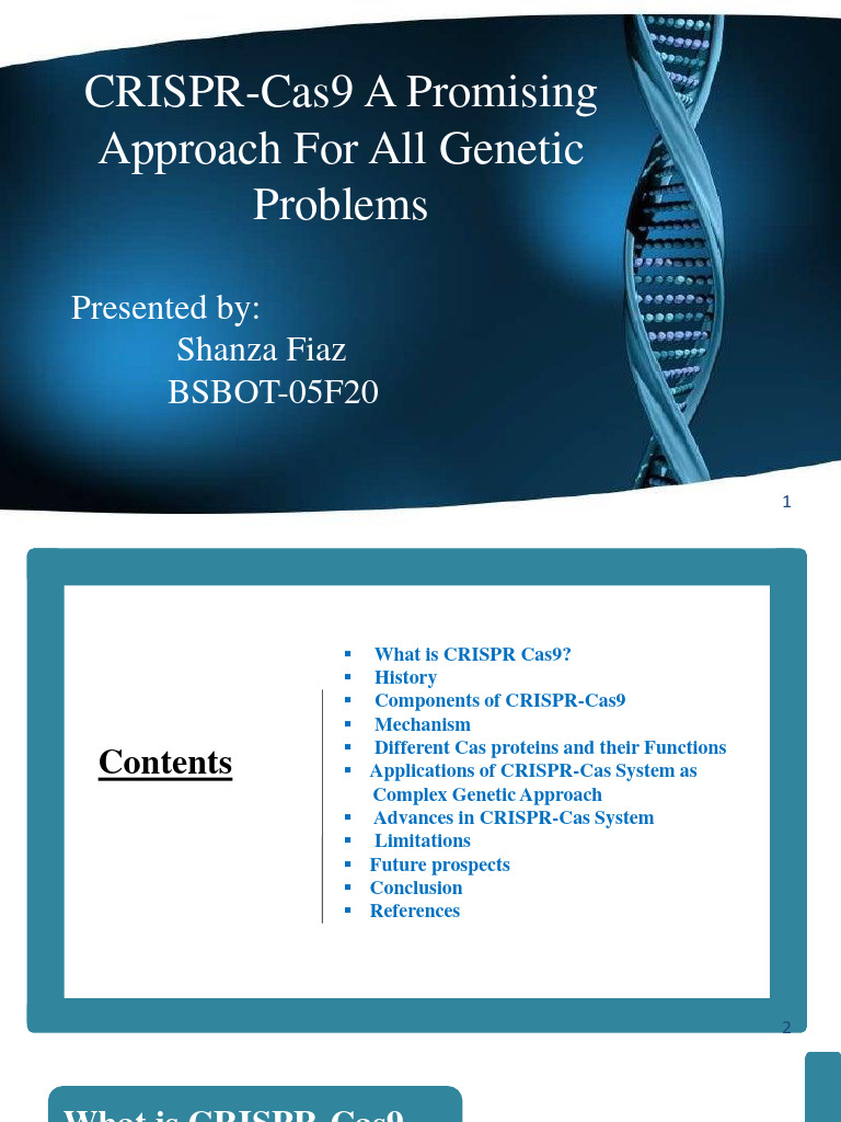 Presentation Seminar | PDF | Crispr | Genetic Engineering