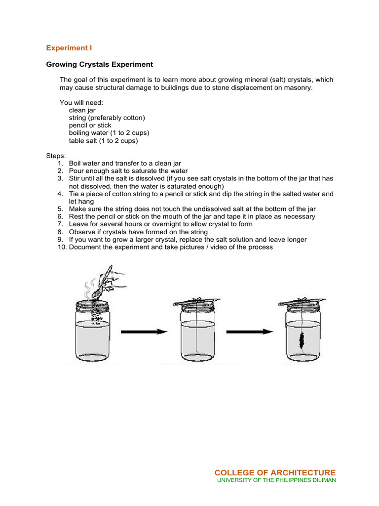 Archi 244 Experiments | PDF | Water | Wood