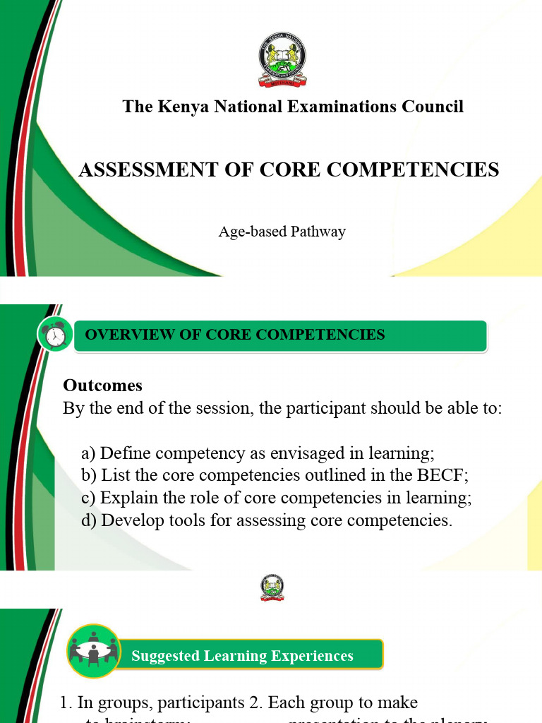 ASSESSMENT OF CORE COMPETENCIES JS May 2024 | PDF | Self Efficacy ...