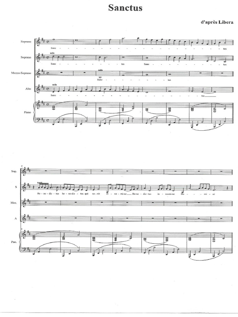 Sanctus Libera | PDF
