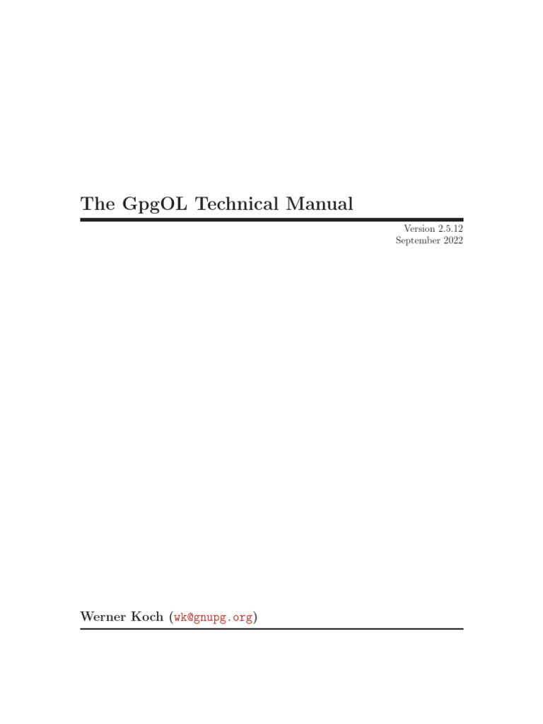 Gpgol | PDF | License | Free Software