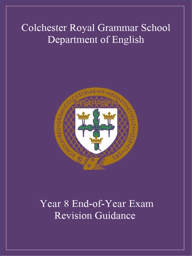 Year 8 2024 Revision Guide | PDF | Detective Fiction | Romanticism