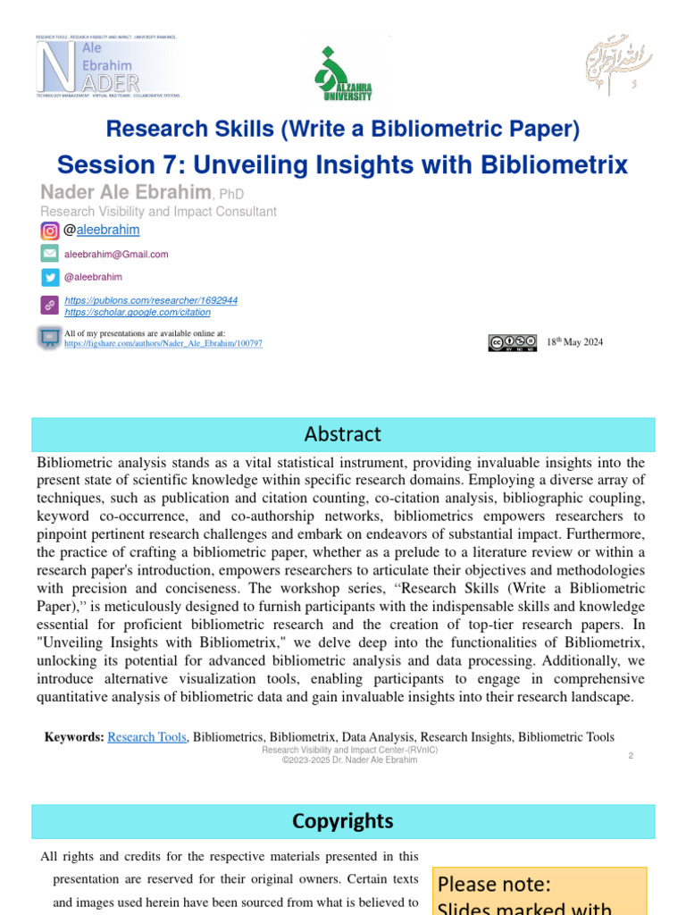 Research Skills S7 by Nader Ale Ebrahim | PDF | Data | Plagiarism