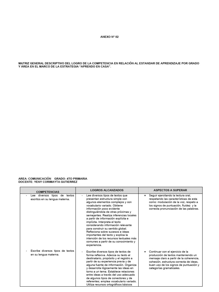Anexo Nro 02 | PDF | Números | Geometría Anexo Nro 02 | PDF | Números | Geometría