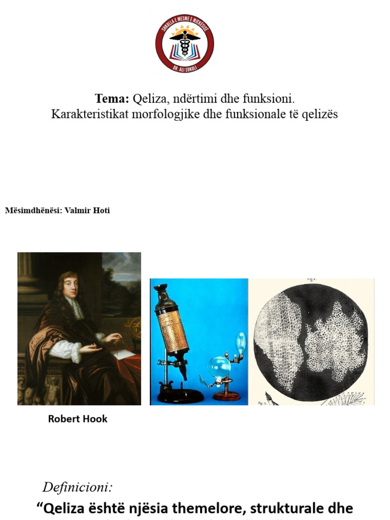 Ndërtimi Dhe Funksioni I Qelizës | PDF