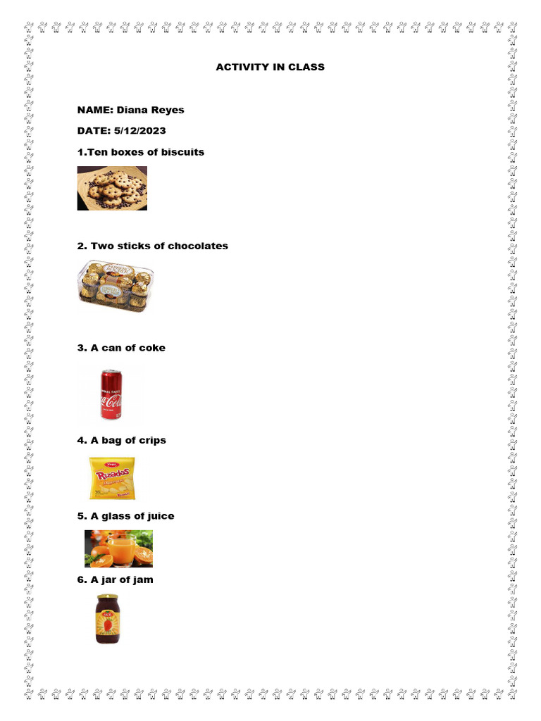 Activity in Class | PDF