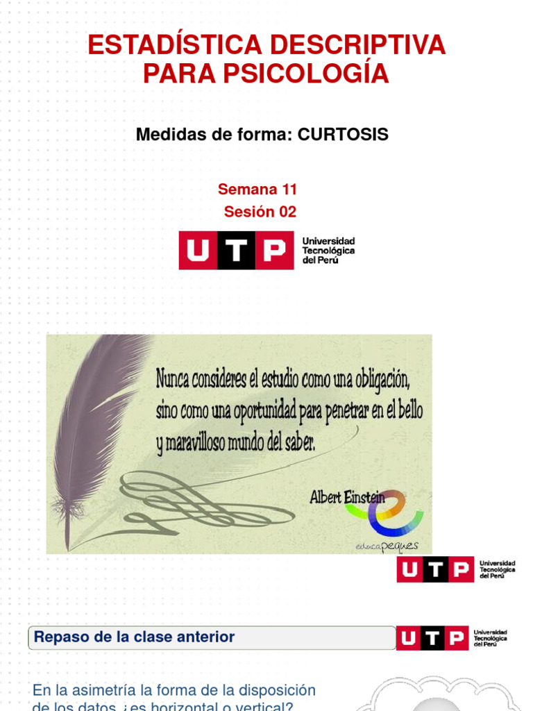 S11 - s2 - Curtosis | PDF | Estadísticas