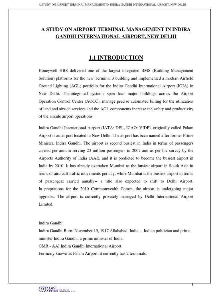 Airport Terminal Management Study | PDF | Airport | Air Traffic Control