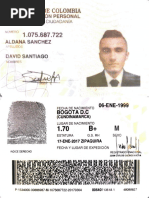 Cedula William | PDF