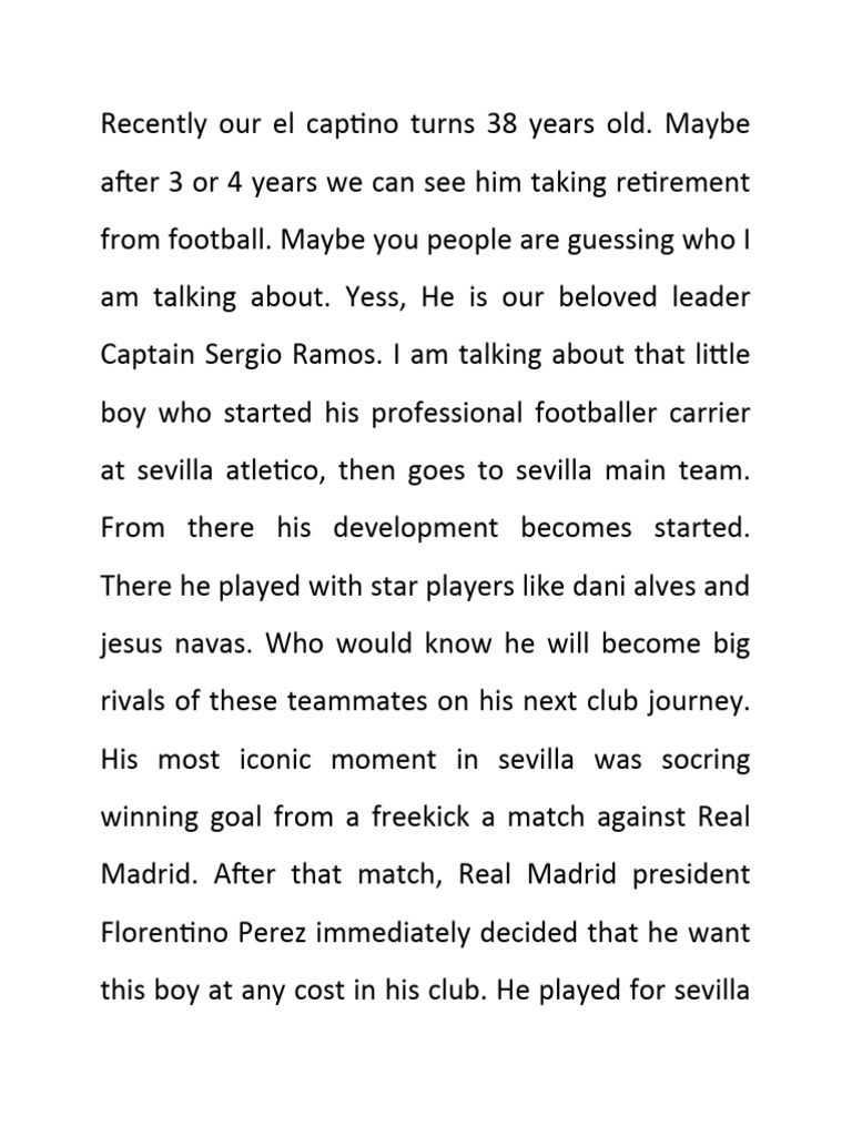 Sergio Ramos: A Football Legacy | PDF | Lionel Messi | Fc Barcelona