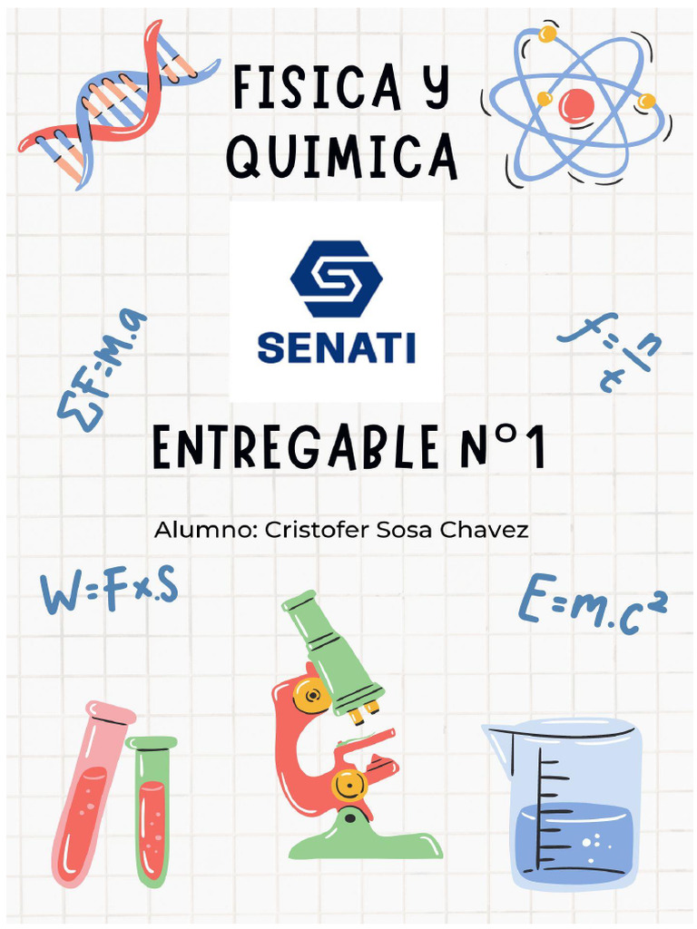 Fisica y Quimica Entregable - 1 | PDF