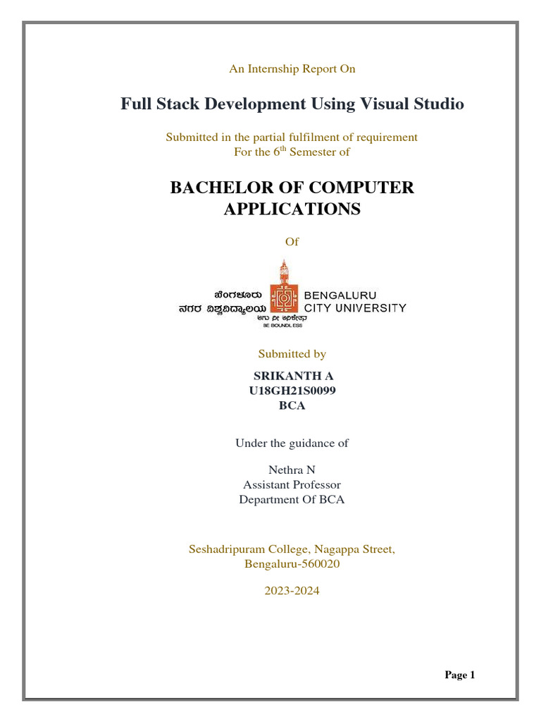Sriki Internship Report | PDF | Java (Programming Language) | Android ...