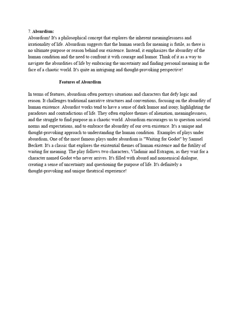 Absurdism | PDF | Philosophy