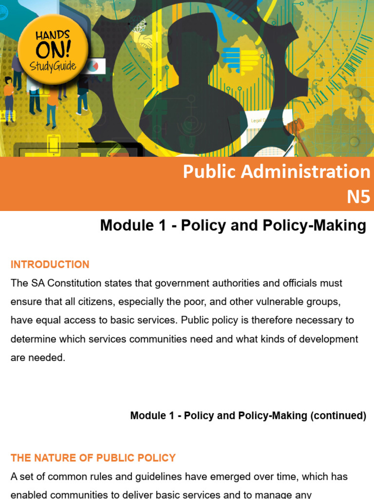 N5 Public Administration | PDF | Policy | Budget