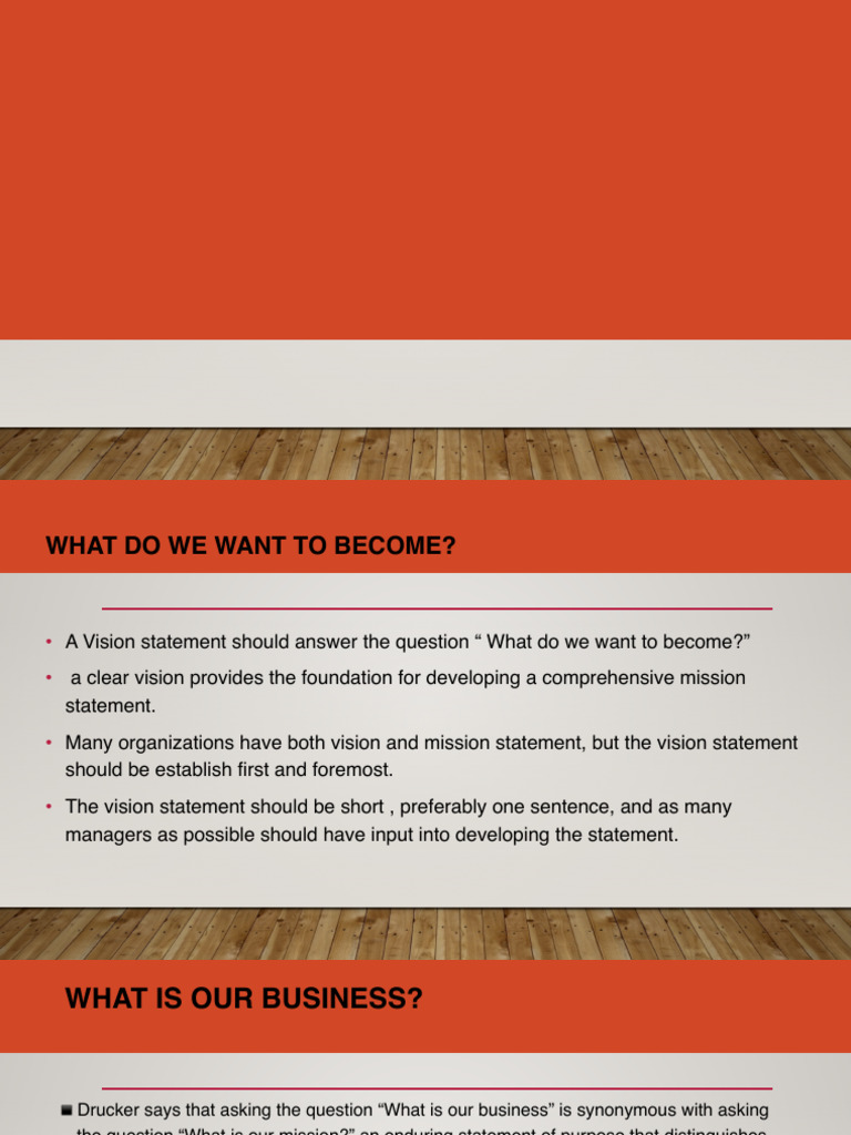 Crafting Vision and Mission Statements | PDF | Strategic Management ...