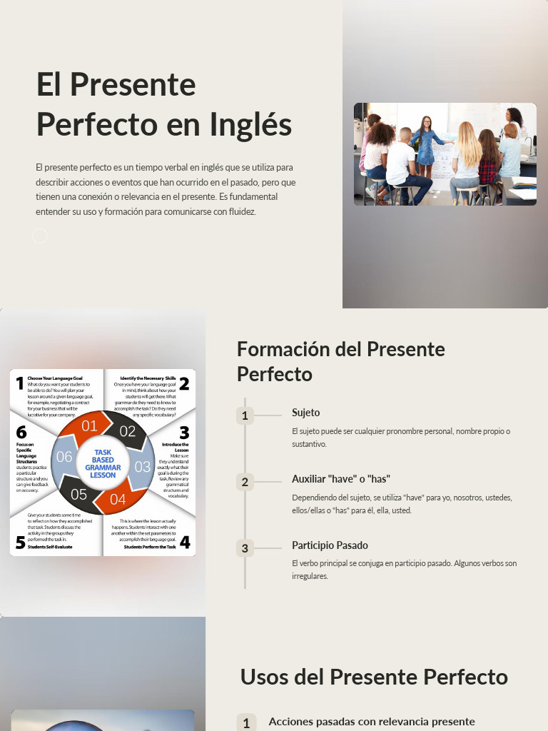El Presente Perfecto en Ingles | PDF | Verbo | Tipología Lingüística