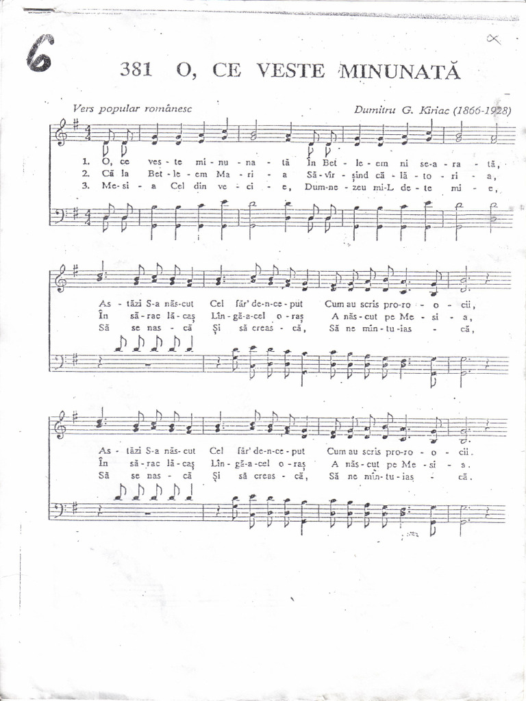 Partituri Colindat | PDF