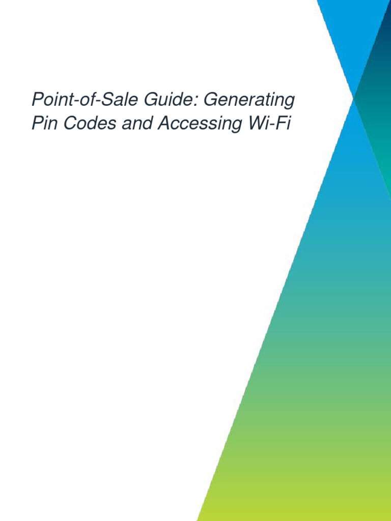 Training The Host Pos And Cp Guide Pdf Wi Fi Point Of Sale