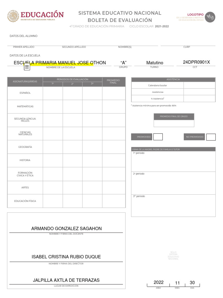 4° Boleta Editable Ciclopdf | PDF