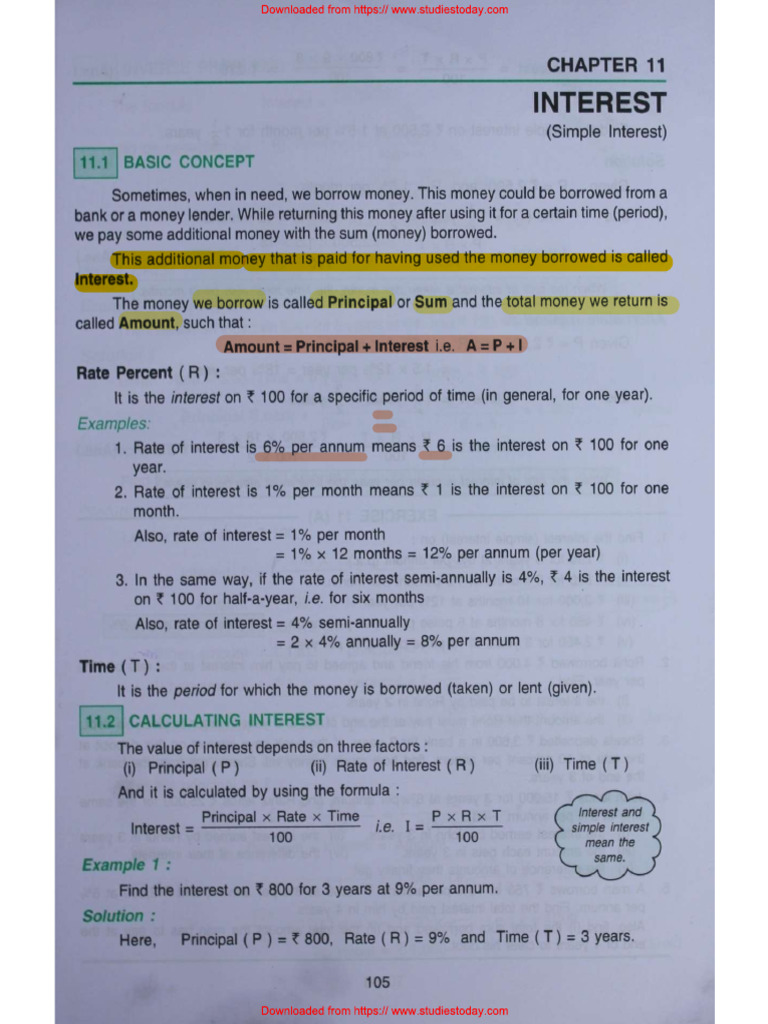 Maths Interest | PDF