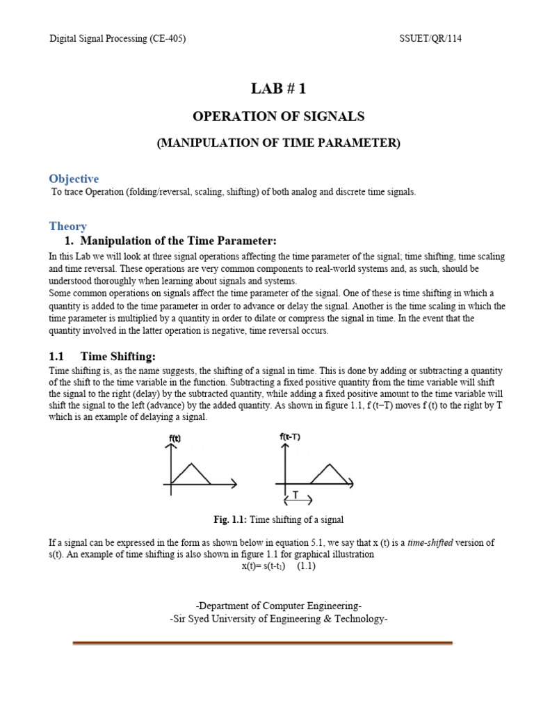 New DSP Manual | PDF | Sampling (Signal Processing) | Digital Signal ...