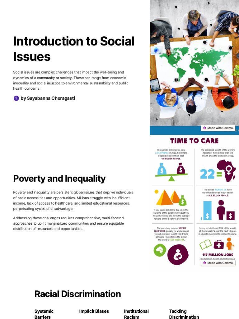 Introduction To Social Issues | PDF | Social Inequality ...