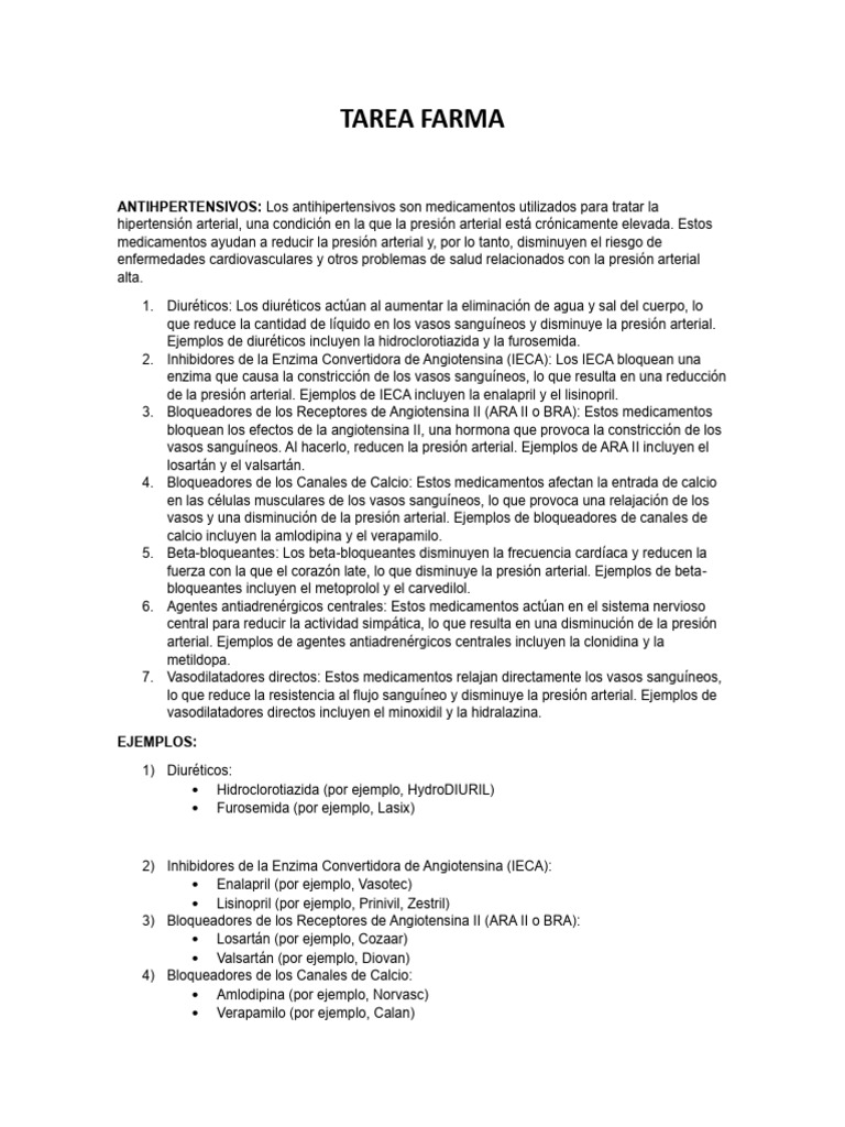 Tarea Farmacología | PDF | Rna | Adn