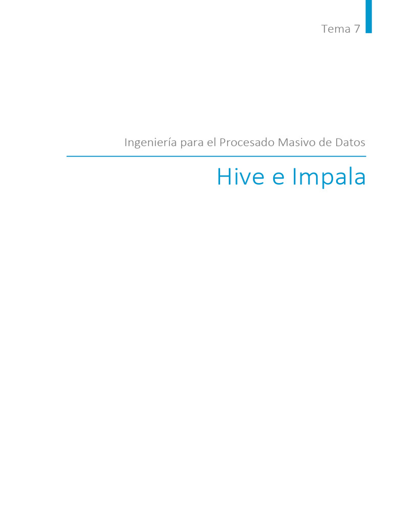 Tema 7 | PDF | Apache Hadoop | Mapa reducido
