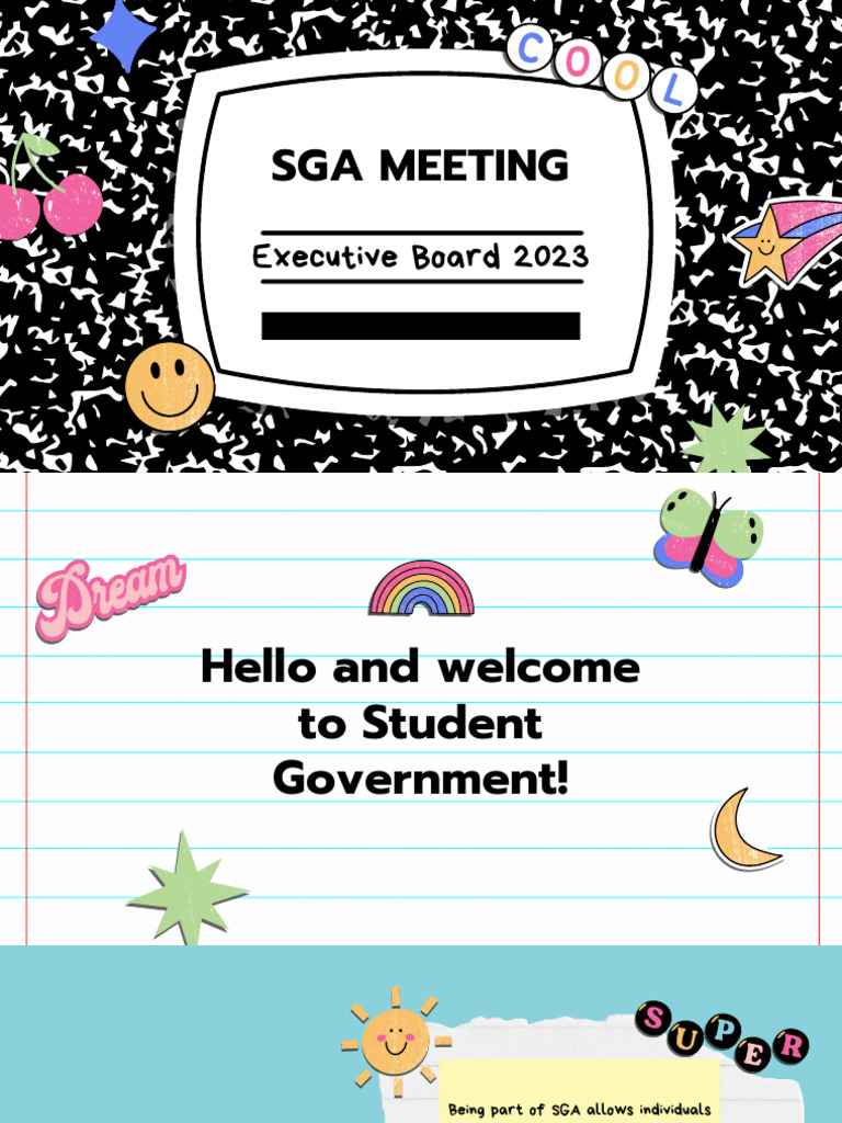 Sga Meeting 1 | PDF