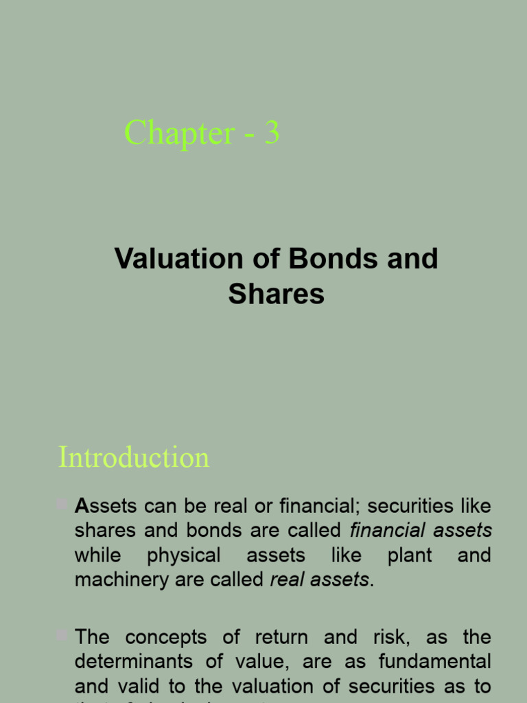 Valuation of Bonds BBA | PDF | Yield Curve | Bonds (Finance)
