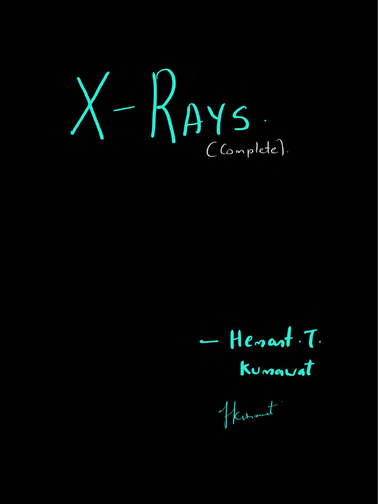 The X-RAYS | PDF