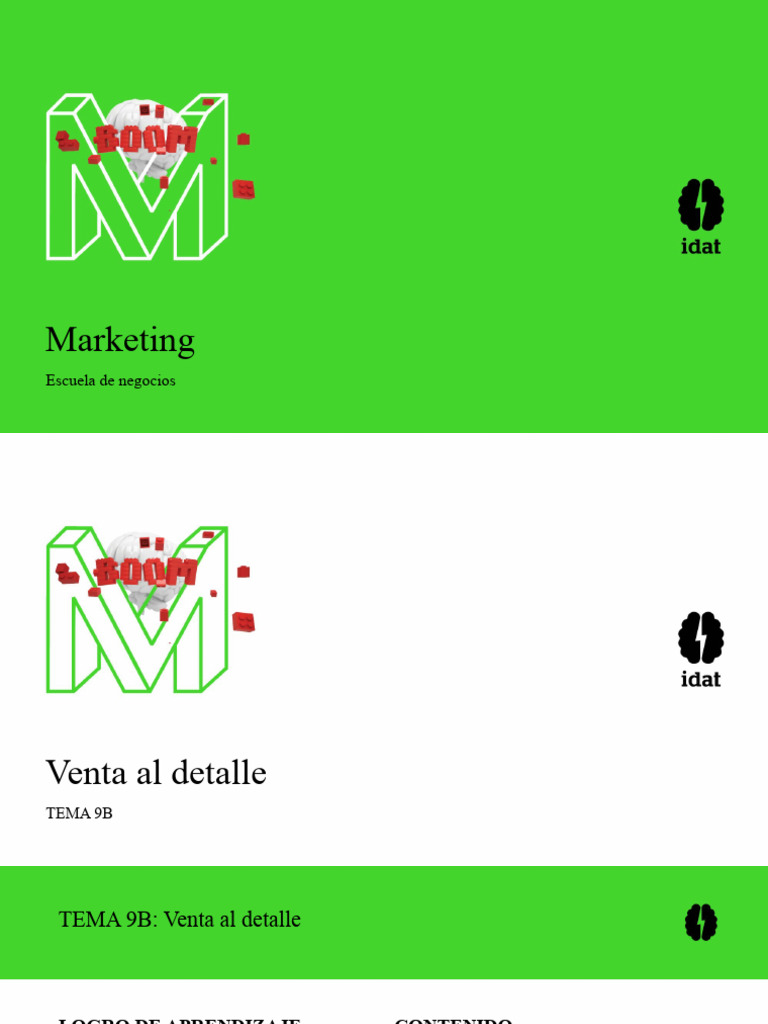 Tema 9B | PDF | Marketing | Al por menor