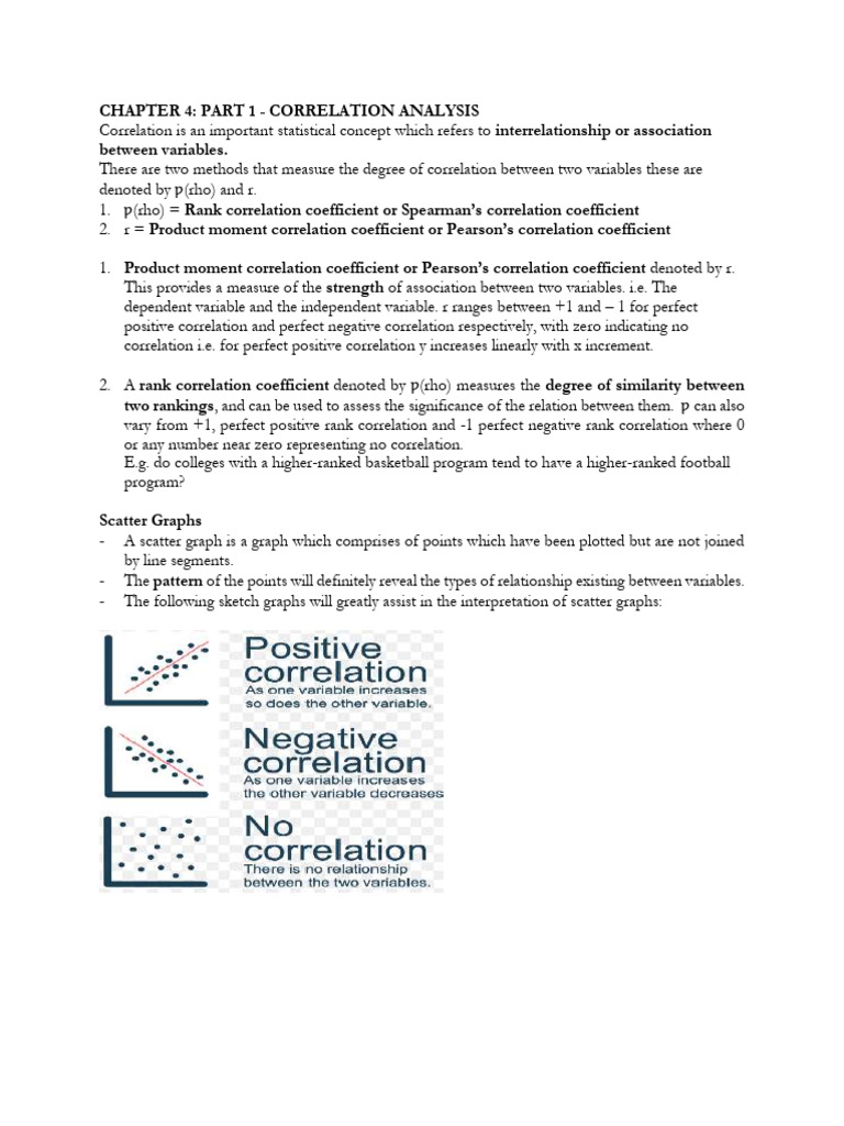 1 - Chapter 4 - Correlation Analysis | PDF | Statistical Analysis | Teaching Mathematics