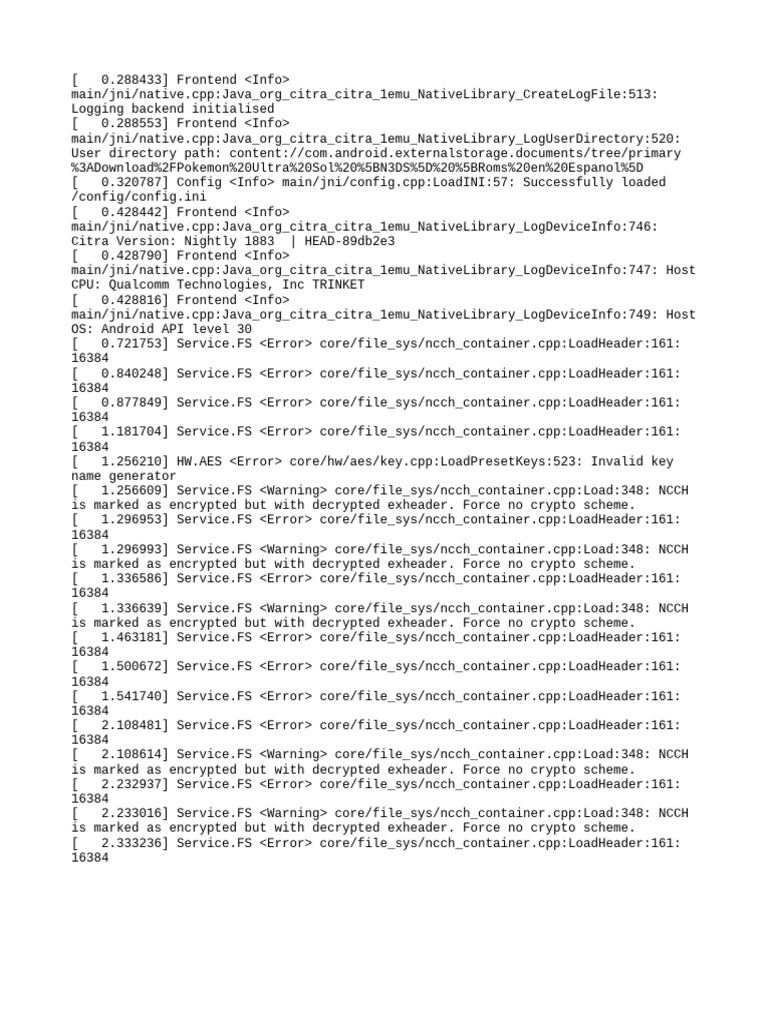 Citra Log | PDF | Encryption | Secure Communication