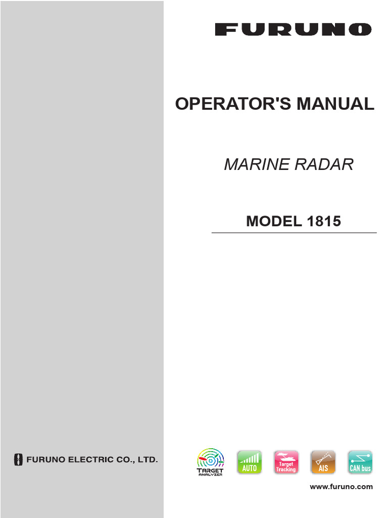 Operator'S Manual: Marine Radar | PDF | Radar | Compass