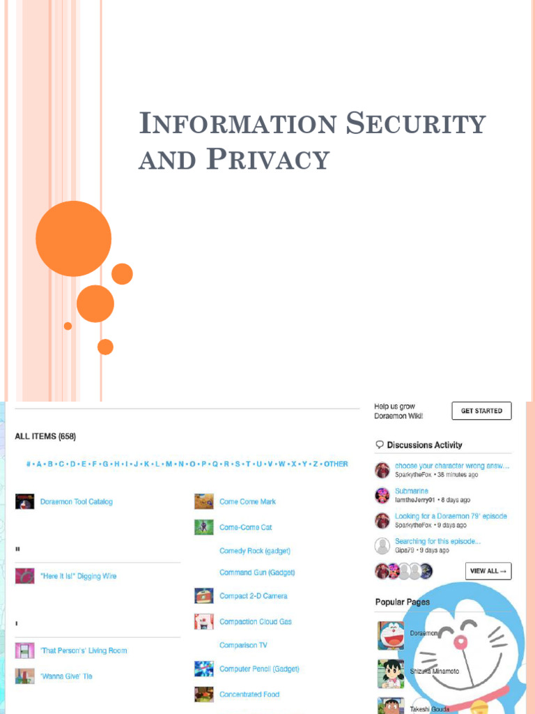 Basic of Infosec | PDF | Information Security | Security