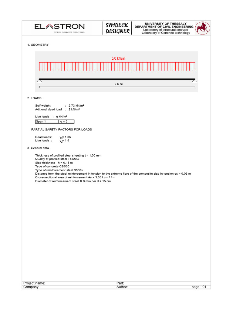Sym Deck Designer Print-Simple | PDF | Bending | Composite Material