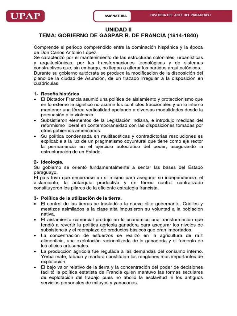 Material Complementario - Unidad II | PDF | Paraguay