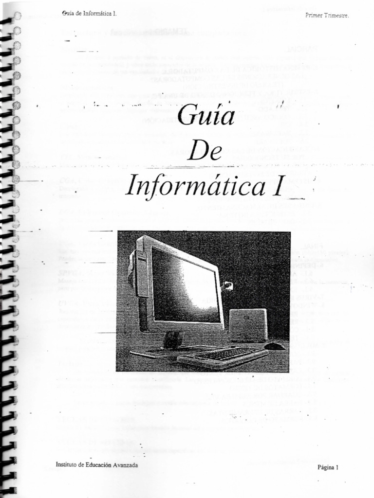 Informaě Tica I | PDF | Hardware de la computadora | Periférico