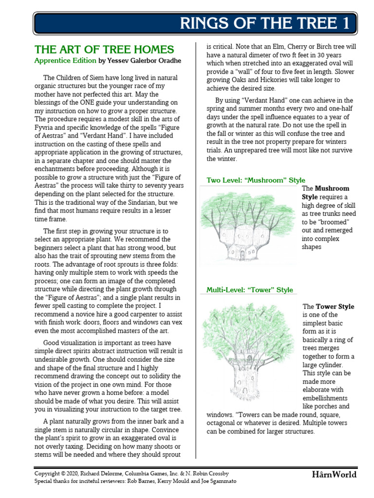 Rings of The Tree | PDF | Trees | Root
