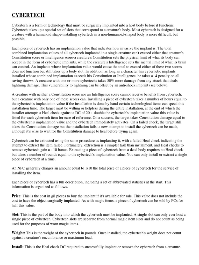 Cybertech | PDF | Cyborg | Human Eye