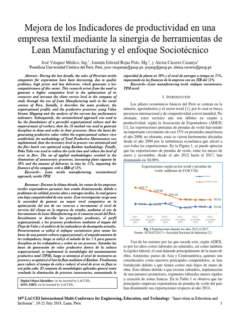 RP 126 | PDF | Lean Manufacturing | Business