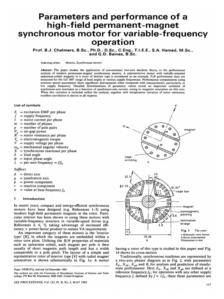 Parameters - and - Perfomance of A High Field Permanente Magnet | PDF ...