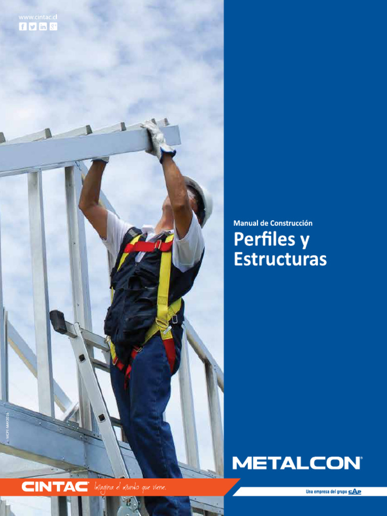 HTTPSWWW - Cintac.clpdfmanual Construccion Perfiles y Estructuras Metalcon PDF | PDF