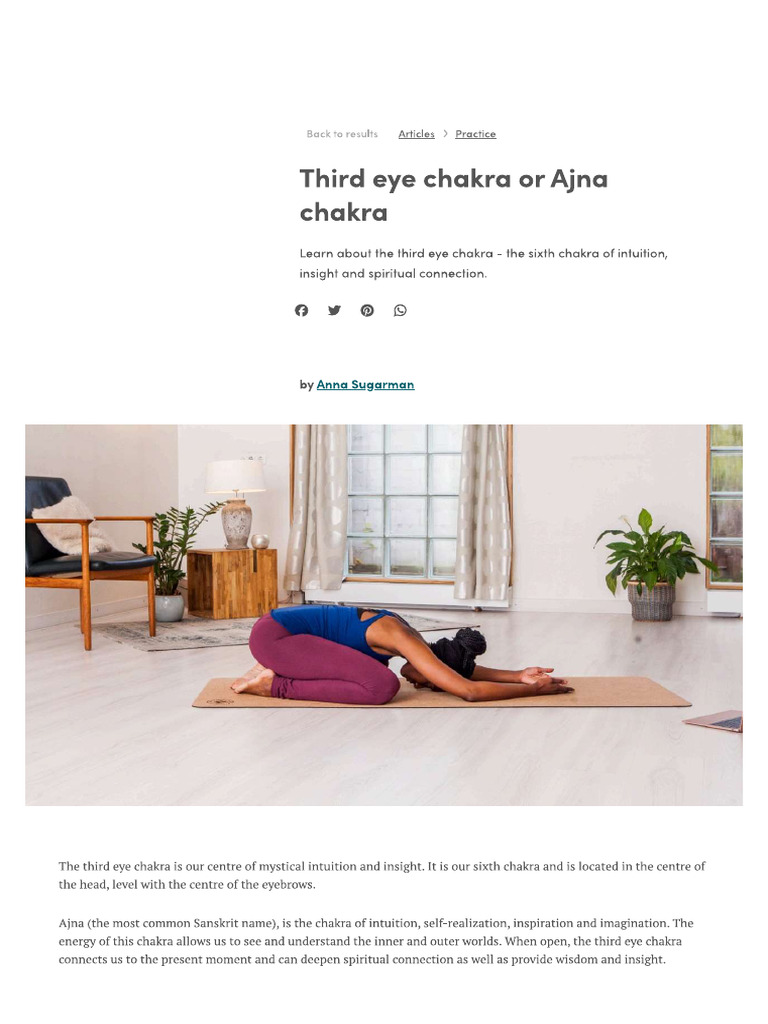 Ajna Third Eye Chakra | PDF