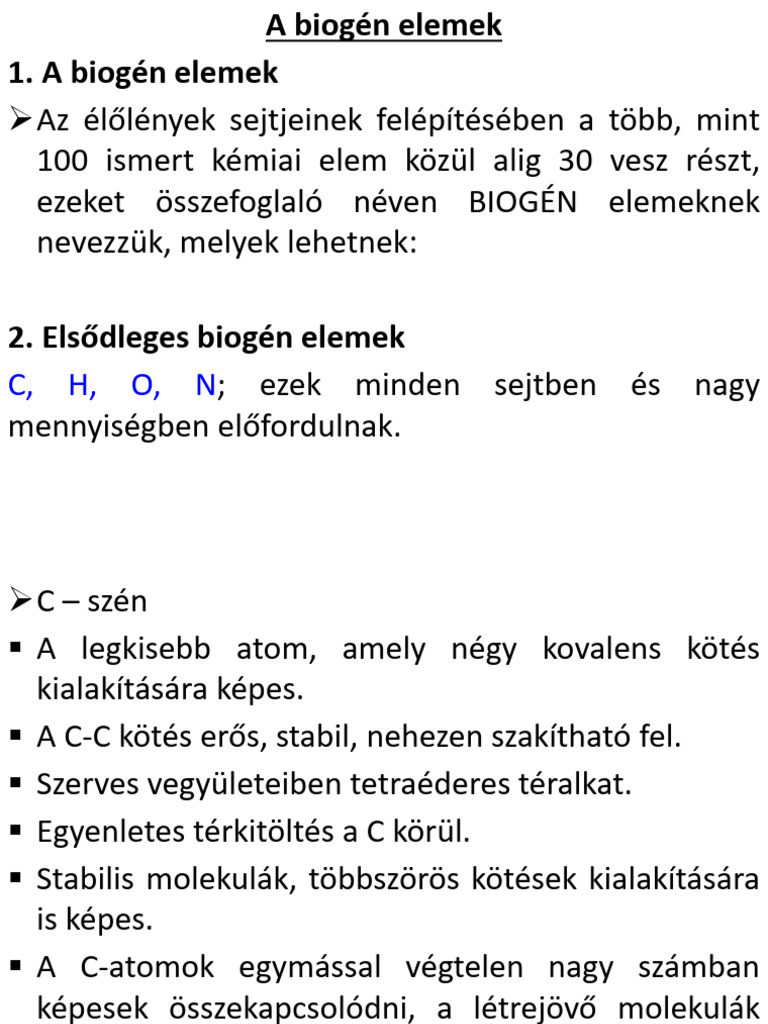 A Biogén Elemek Pdf